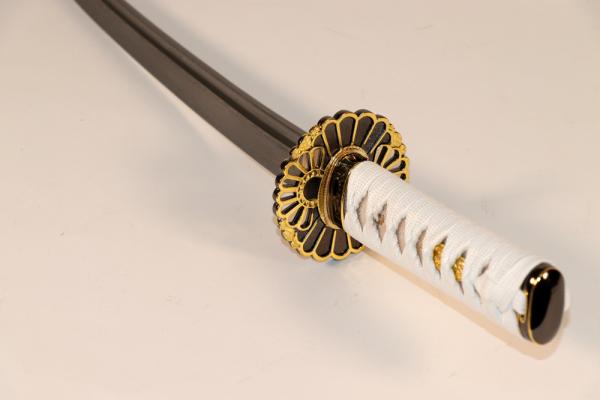 Sujin Wakizashi mit 12-mal gefalteter Damast Klinge Feng Lin ...